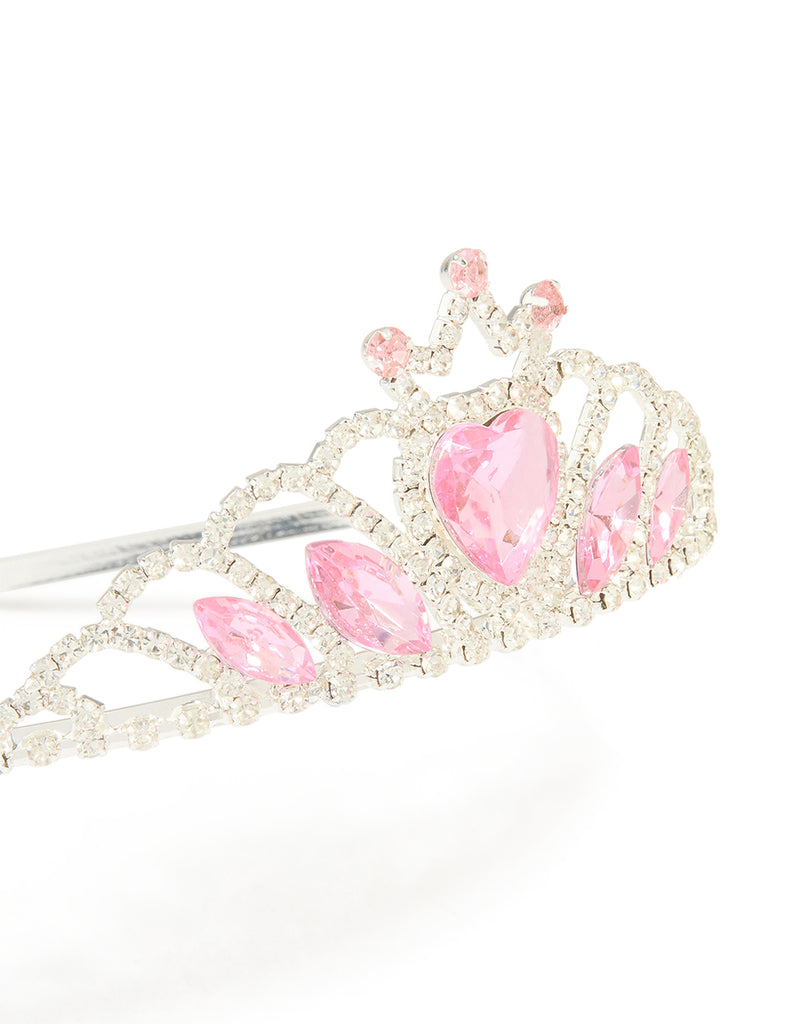 Kids Pink Princess Tiara Headband - Lovisa