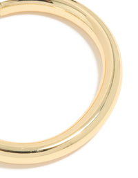 Gold Plated Chubby Wrist Cuff - Lovisa